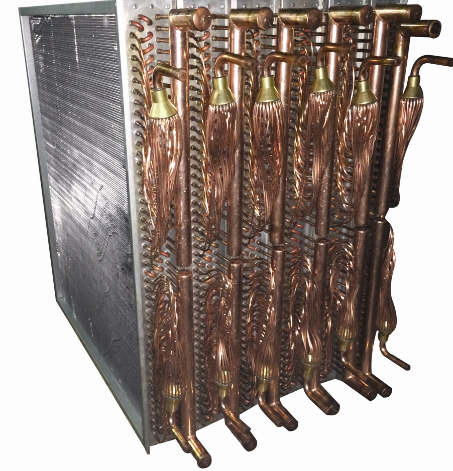 Copper Radiator Heat Exchanger For Low Temperature Cold Room - Buy ...